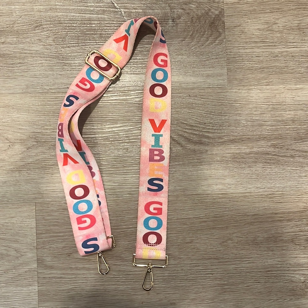 Good Vibes Social Threads Bag Strap - Gem